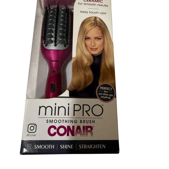 Conair | Hair | Conair Mini Pro Ceramicsmoothing Straightening Brush ...